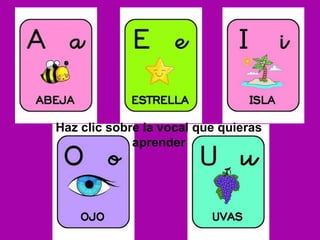 Presentación LAS VOCALES | PPT