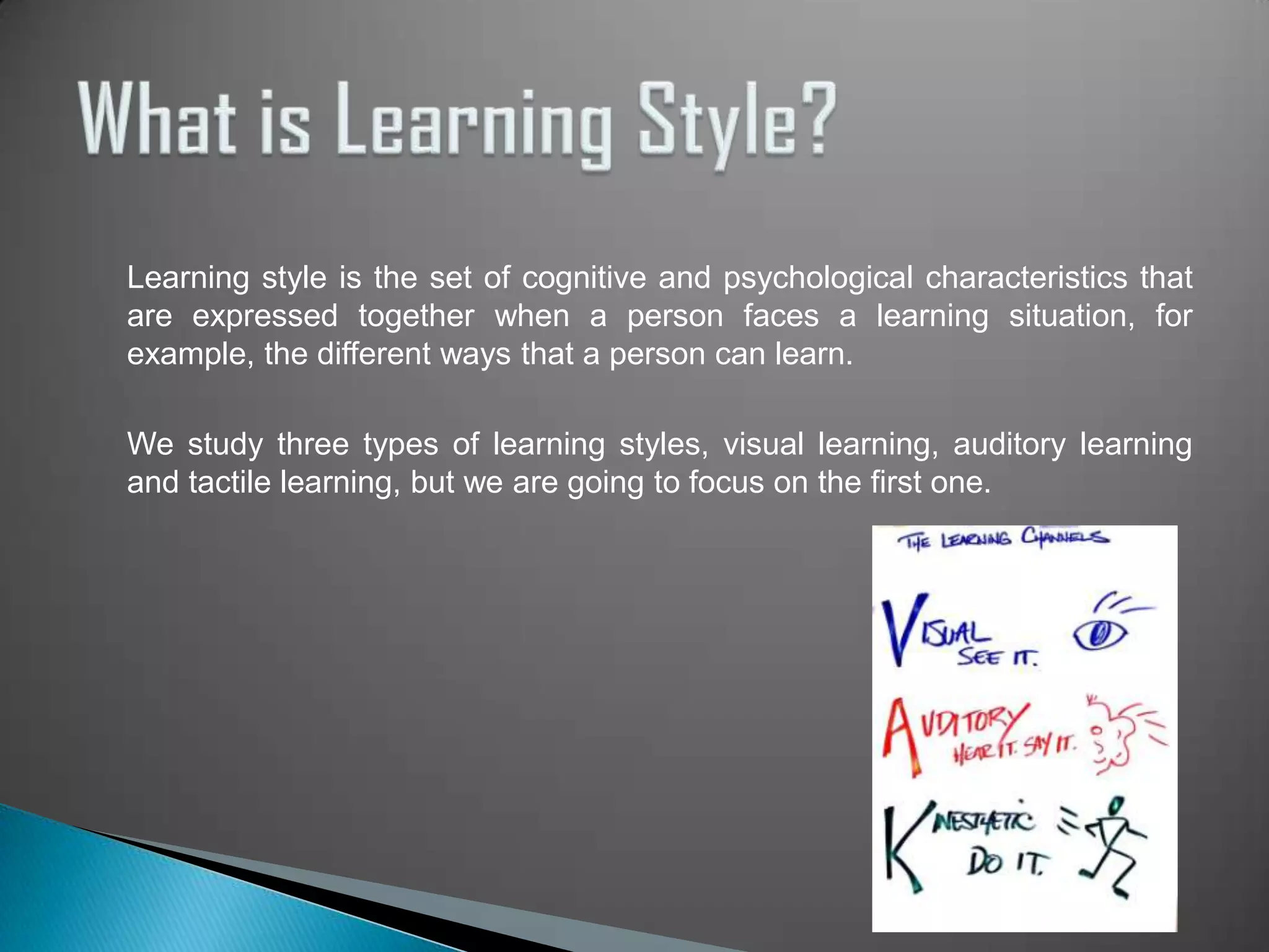 Presentación learning style | PPTX