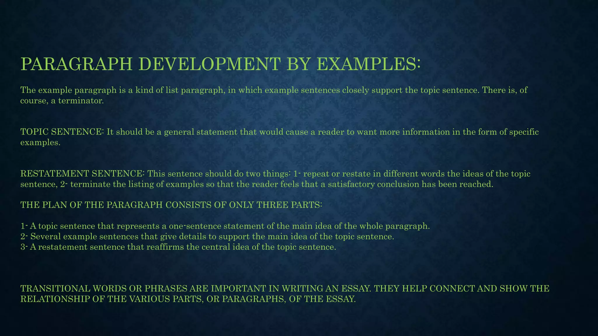 How to write paragraphs | PPT