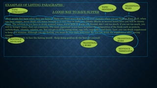 How to write paragraphs | PPT