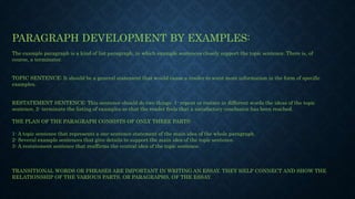 How to write paragraphs | PPT