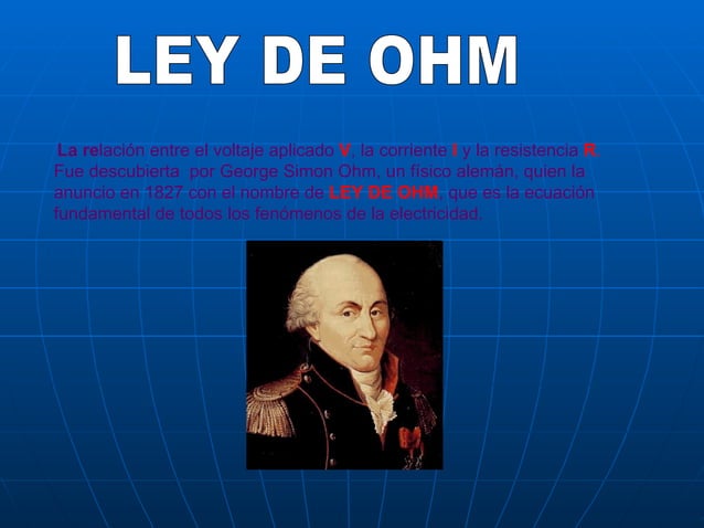 Presentación Ley De Ohm Ppt 