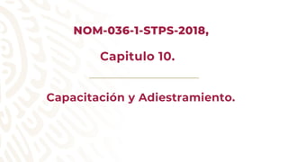 Presentación MANEJO DE CARGAS MANUALES NOM -036-1 STPS - 2018.pptx