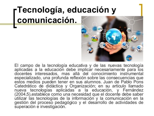 Introducción a la Tecnología Educativa