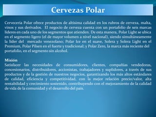 Presentación marketing mix caso polar (solera) | PPTX