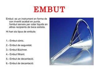 Presentación material de laboratori | ODP