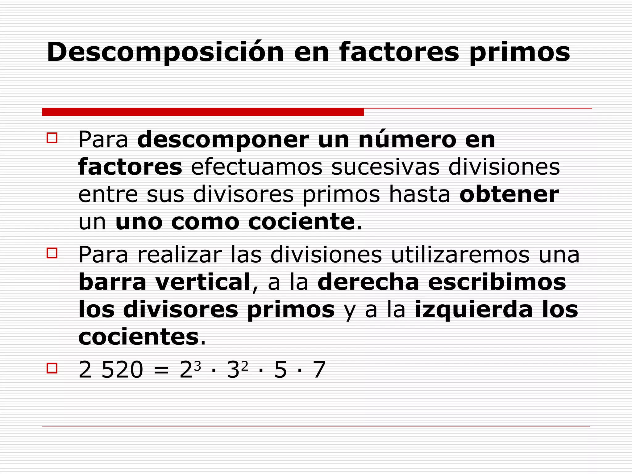 Múltiplos y Divisores | PPT | Science