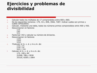 Múltiplos y Divisores | PPT