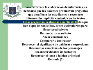 Presentación motivación inferencia | PPT