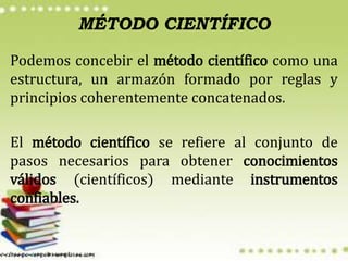 Presentación método cientifico. | PPTX