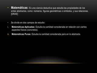 Matemáticas en la Música | PPTX