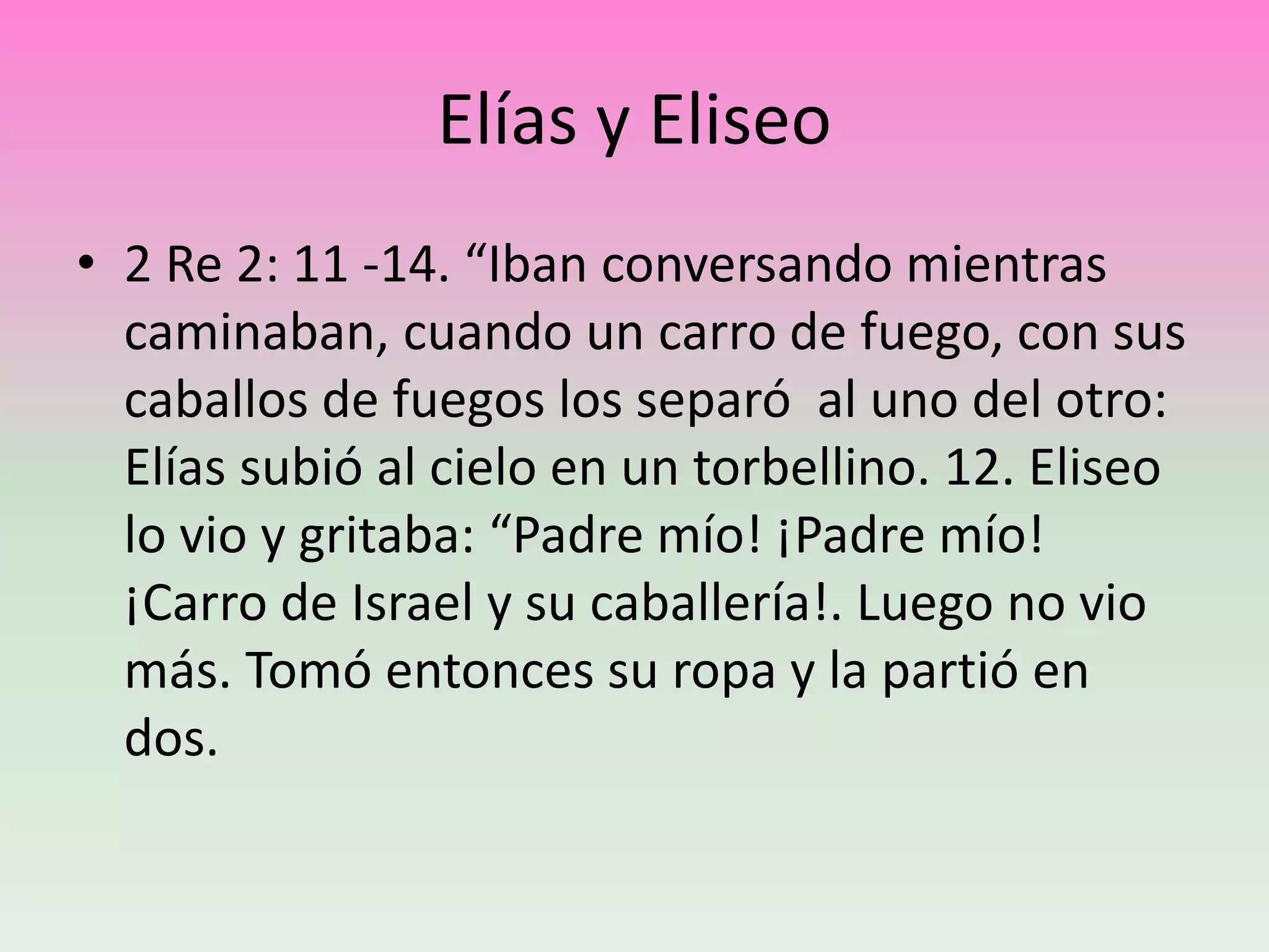Presentación n° 6. taller biblico. profeta elías | PPTX | Christianity ...