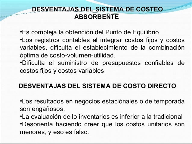 Desventajas De Los Costos Estimados Gufa
