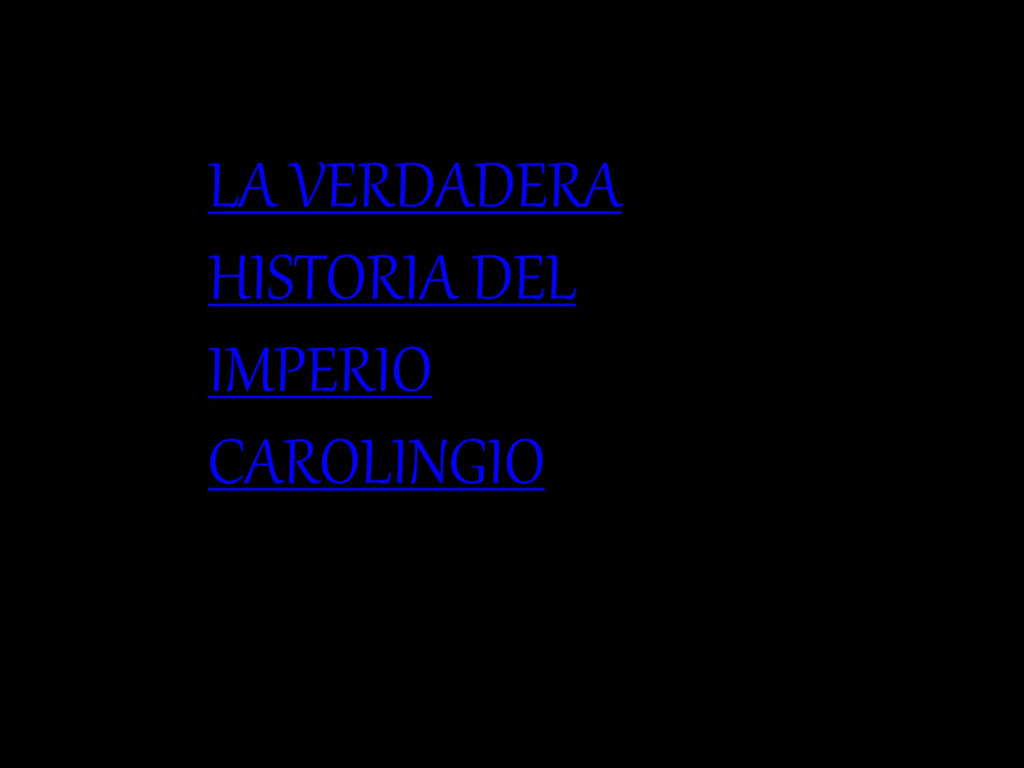 Imperio carolingio | PPT