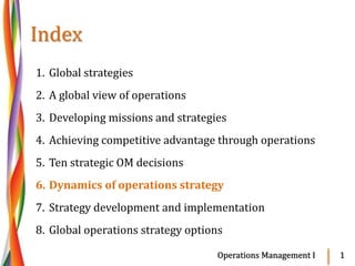2.6 & 2.7 & 2.8 Operations Strategy and Competitiveness | PPTX