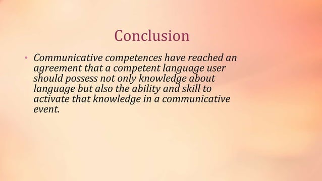 communicative competence | PPTX