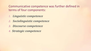 communicative competence | PPTX