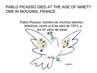 Presentación pablo picasso | PPT