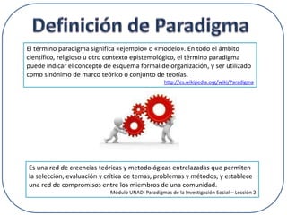 Presentación Paradigmas Emergentes | PPTX