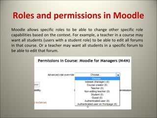 Permissions in Moodle | PPT