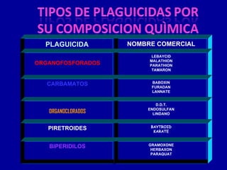 Presentación plaguicidas | PPT