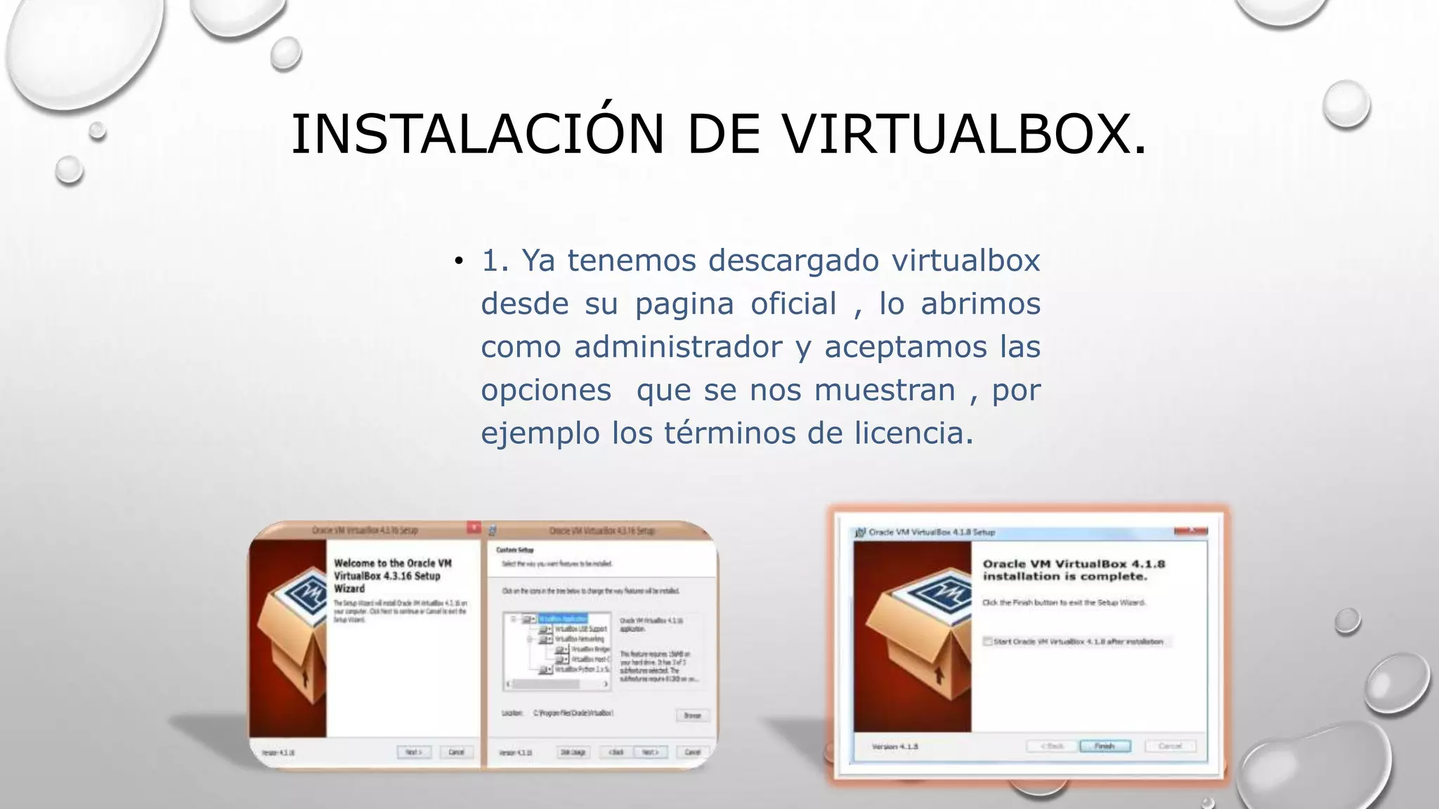 Instalación de Windows 7 usando virtualbox | PPTX