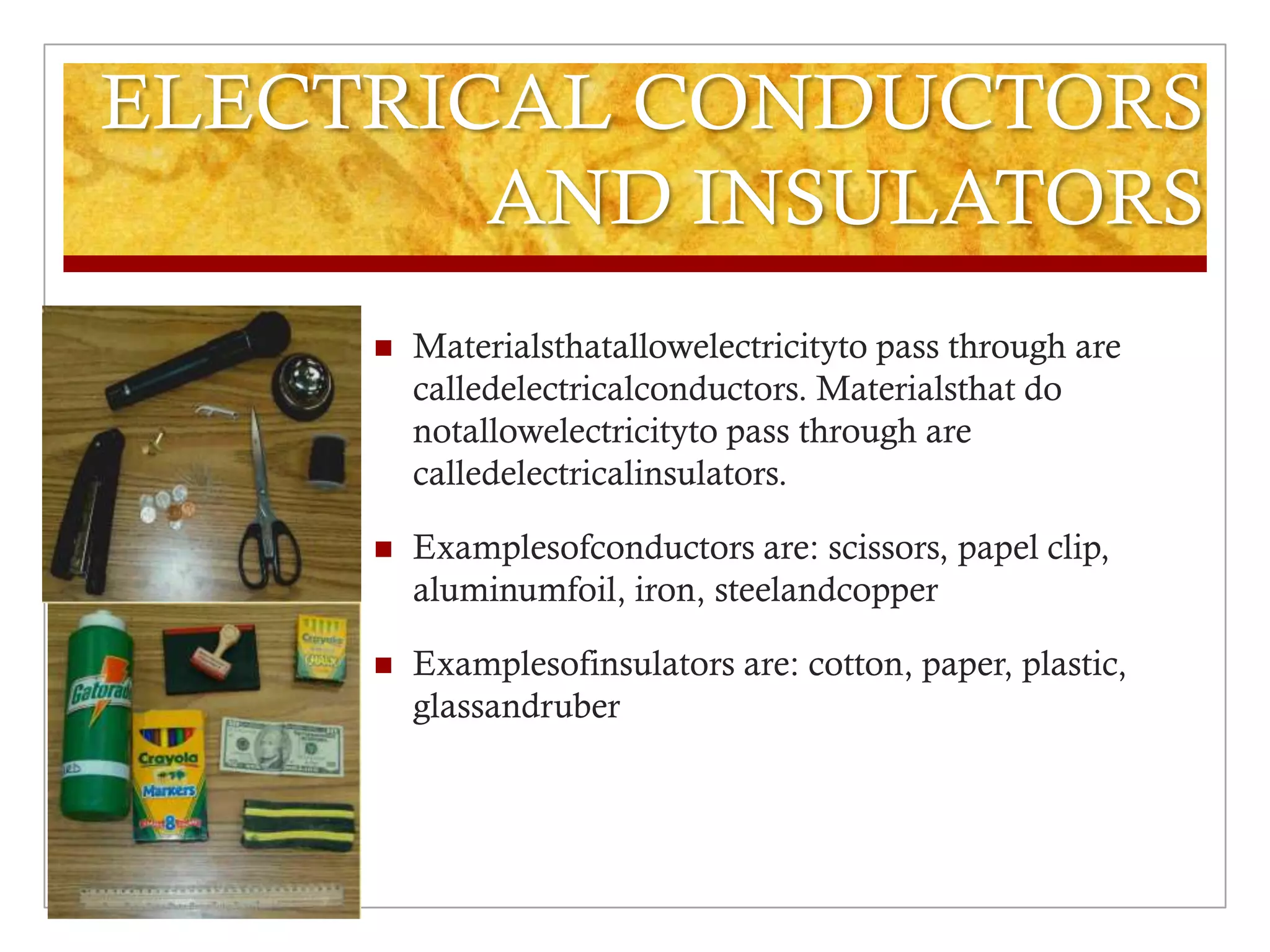Presentación power point electricity | PPTX | Physics | Science