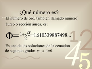 El Número de Oro | PPT