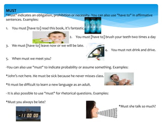 Presentación PP ingles modal verbs | PPTX