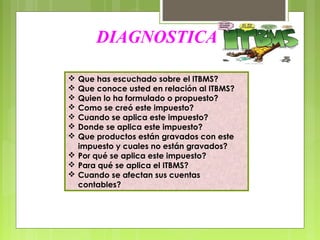 Presentación pppt el itbms y su importancia | PPT