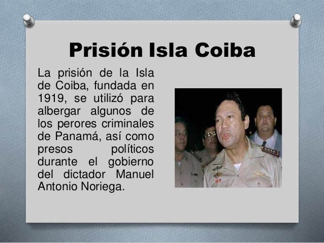 Presentación Prisioneros Isla Coiba Panamá
