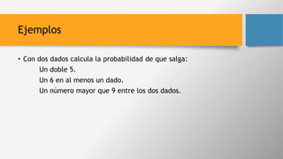 Presentación probabilidad | PPTX
