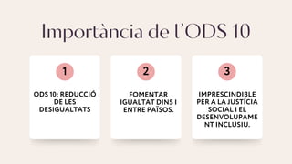 Presentación ODS 10 para valenciano. Bonita | PPT