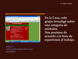 PresentacióN Proyecto De InvestigacióN, El Reino Animal | PPT
