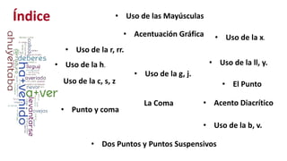 Presentación reglas ortográficas | PPTX