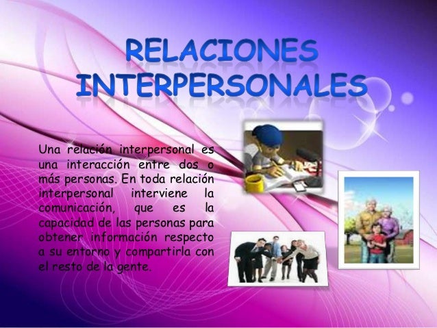 Presentación relaciones interpersonales