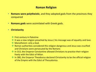 presentation of rome | PPTX
