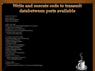 Presentación rs232 java | PPT