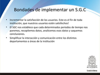 Presentación SGC | PPT