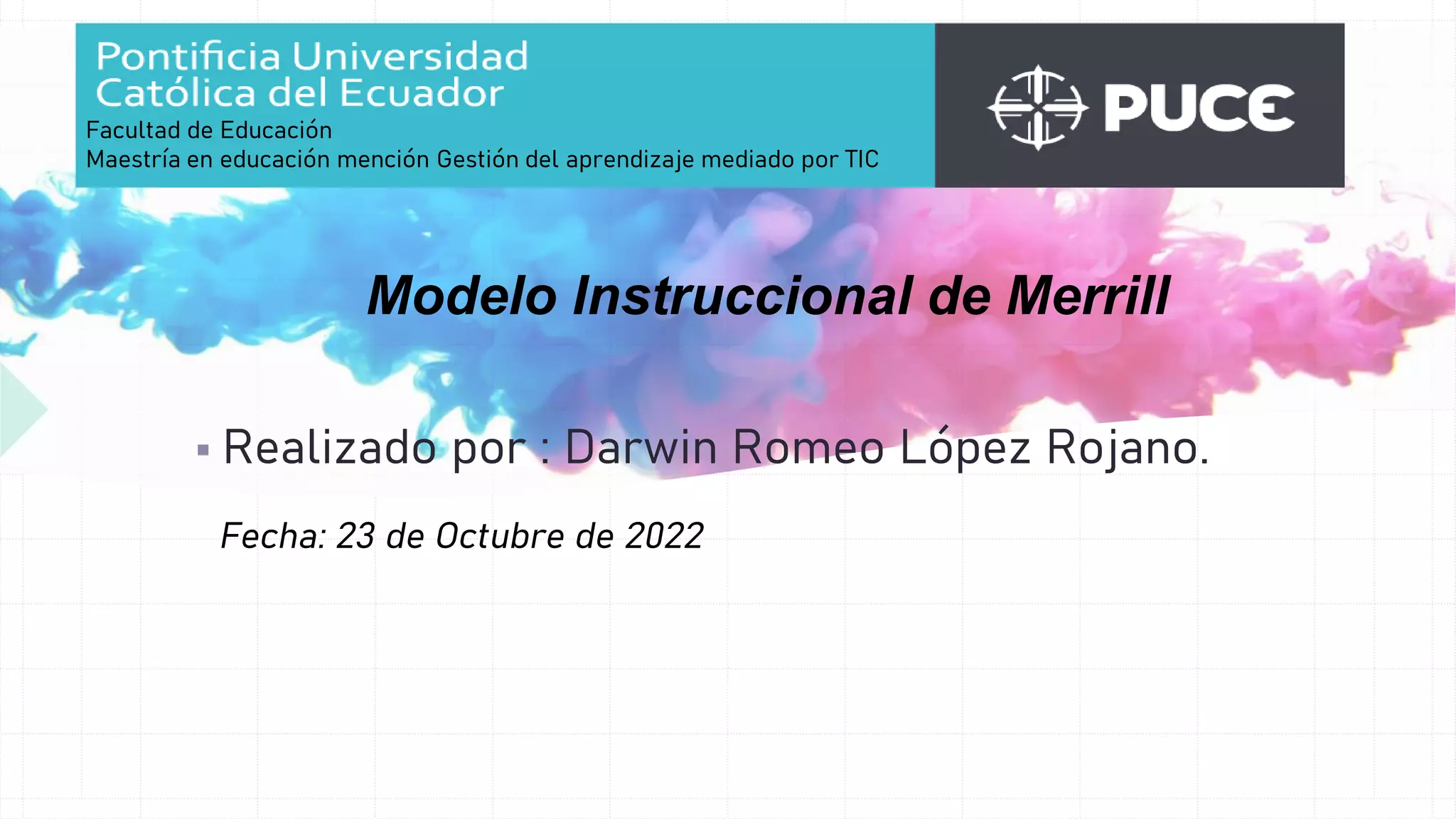 Modelo Instruccional de Merrill | PDF