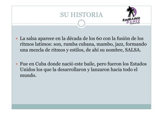 SALSA, HISTORIA Y TIPOS | PPT