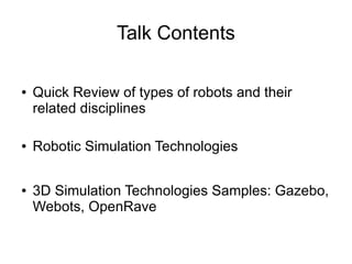 Simulation in Robotics | PDF