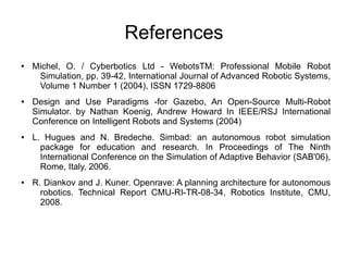 Simulation in Robotics | PDF