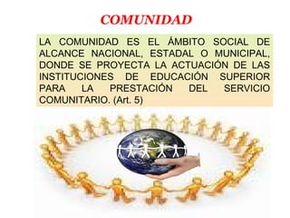 Presentación servicio comunitario | PPT