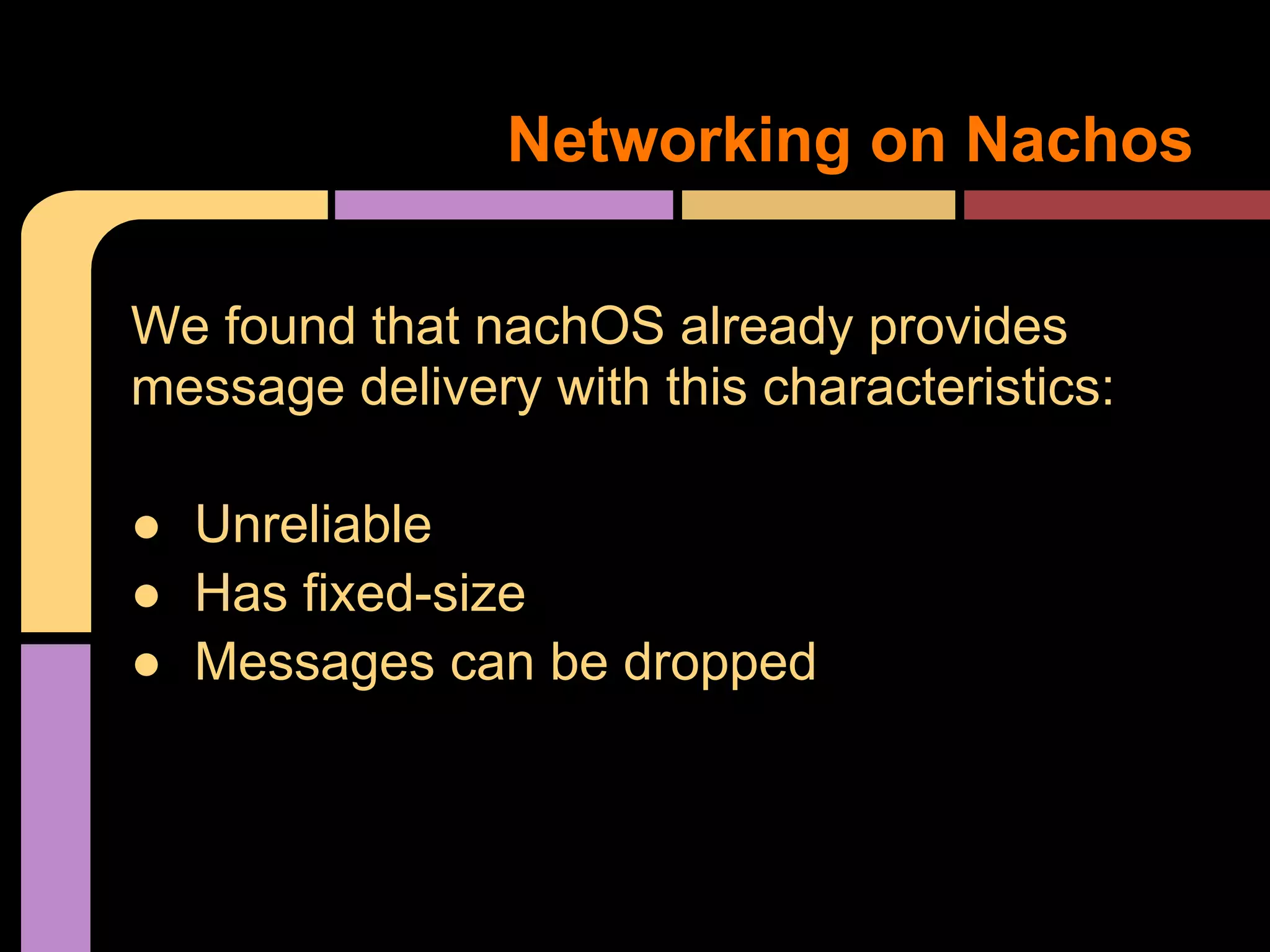 NachOS 3 - Practical presentation | PDF
