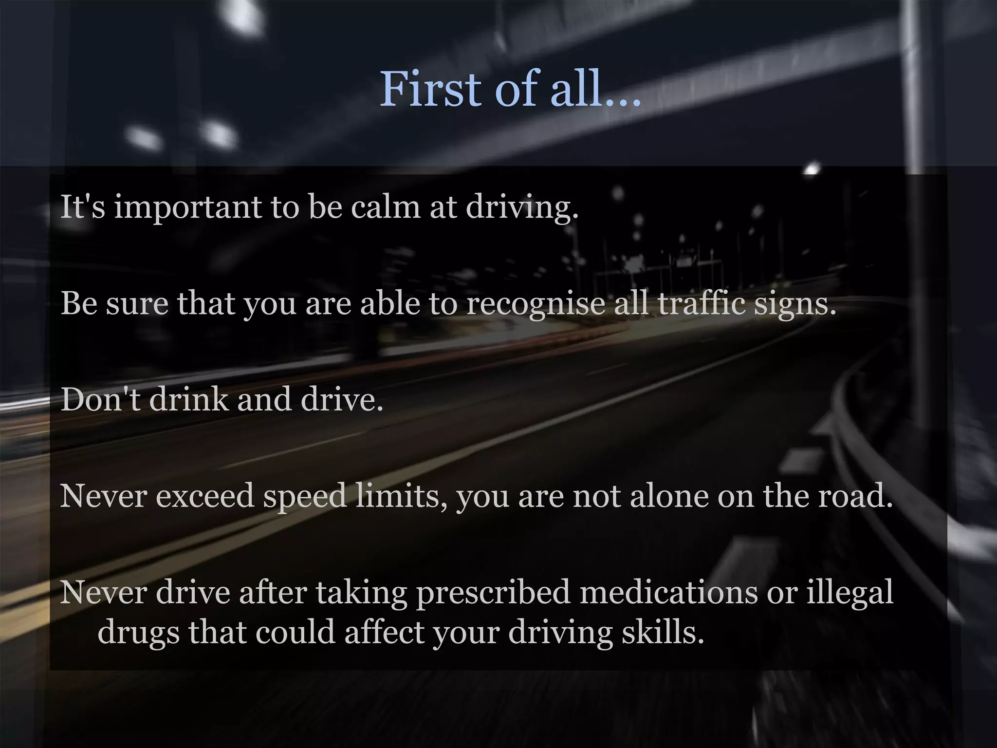 How To Raise Driver Awareness | PPT