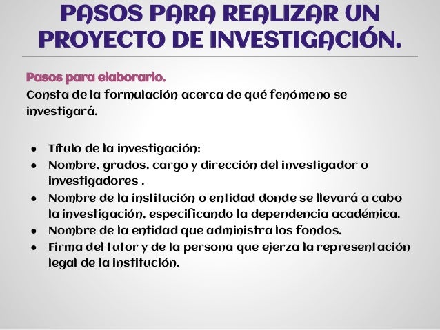 ¿Cuáles Son Las Etapas De Un Proyecto De Investigacion – QTIRHX
