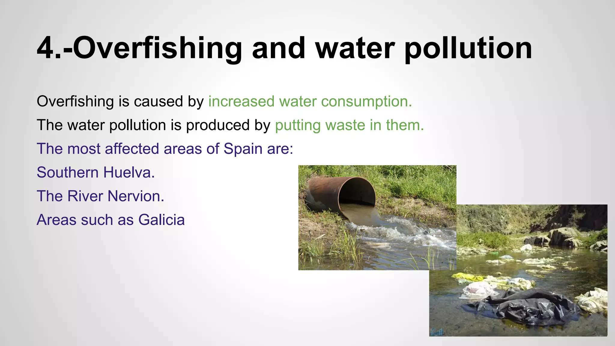 The 4 main environmental problems in Spain | PDF