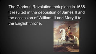 Glorious Revolution | PPTX