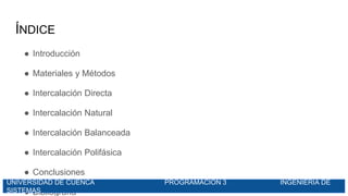 Ordenamientos Externos | PPTX